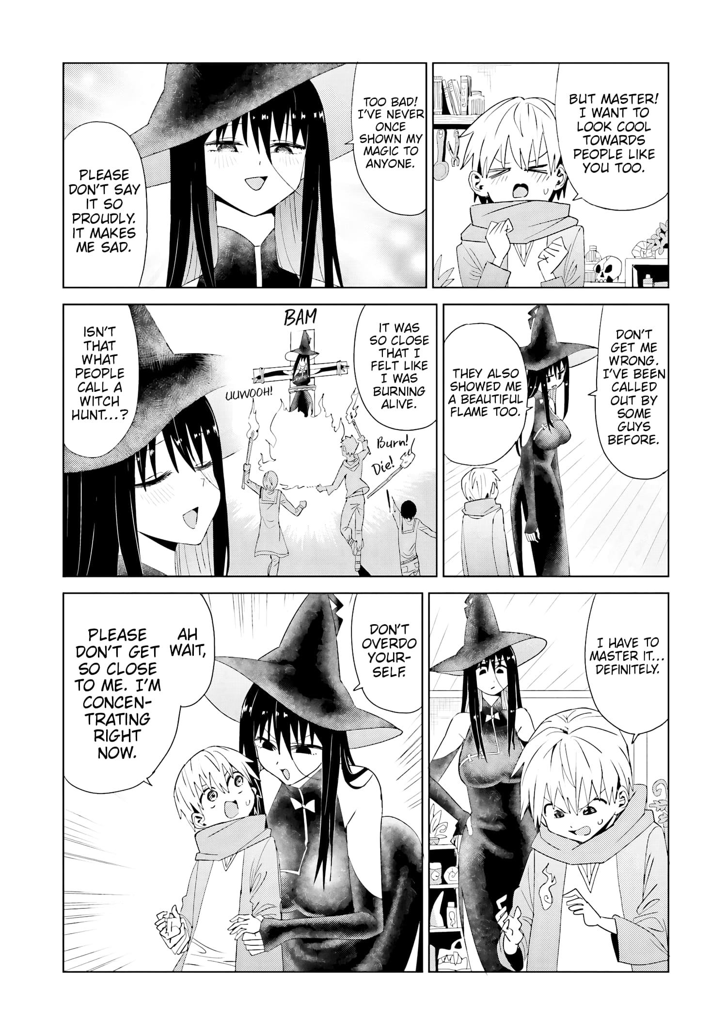 Mahou to Boku to Dekkai Shishou - Chapter 9 - Big Master and The Fire ...