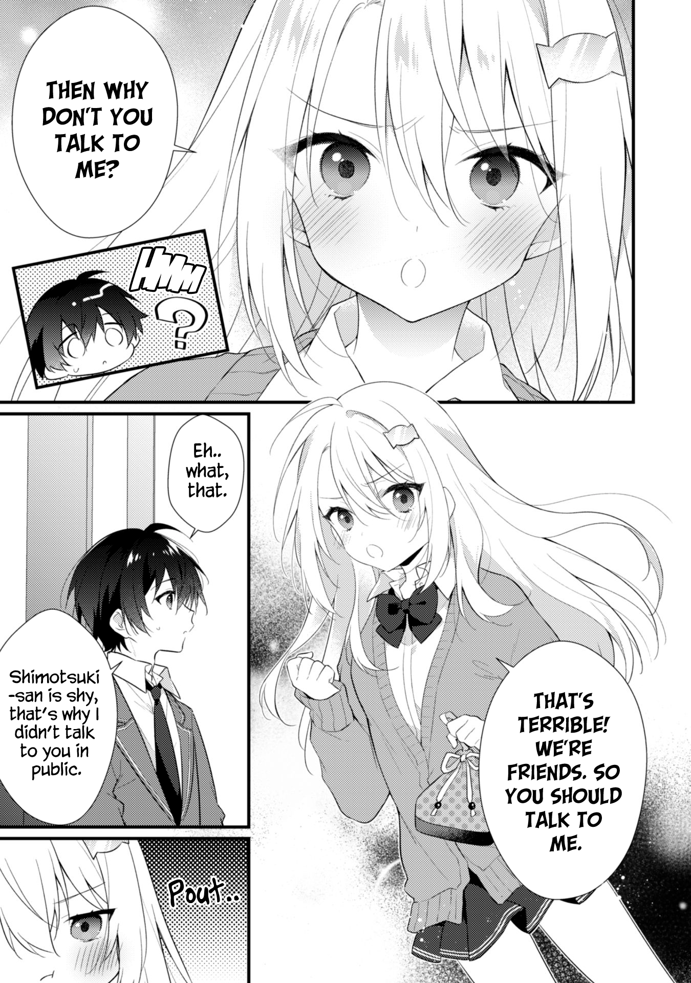 Shimotsuki-san wa Mobu ga Suki ~Hitomishiri na Kanojo wa Ore ni Dake Dere Amai~ - Chapter 2 ...