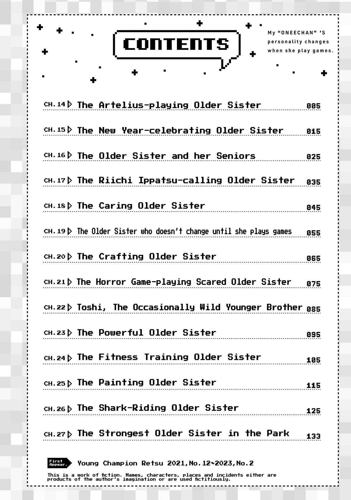 Onee-chan wa Game o Suruto Hito ga Kawaru Onee-chan - Chapter 14 ...